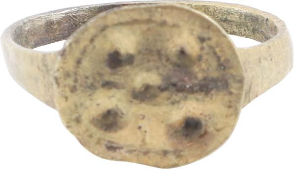 MEDIEVAL ANGLO-SAXON (ENGLISH) RING, SIZE 8 - Picardi Jewelers