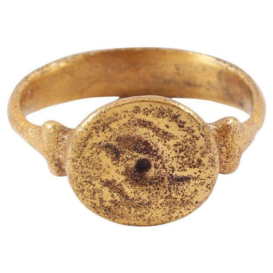 FINE MEDIEVAL MAN'S RING, 12th-13th CENTURY, SIZE 10 3/4 - Picardi Jewelers